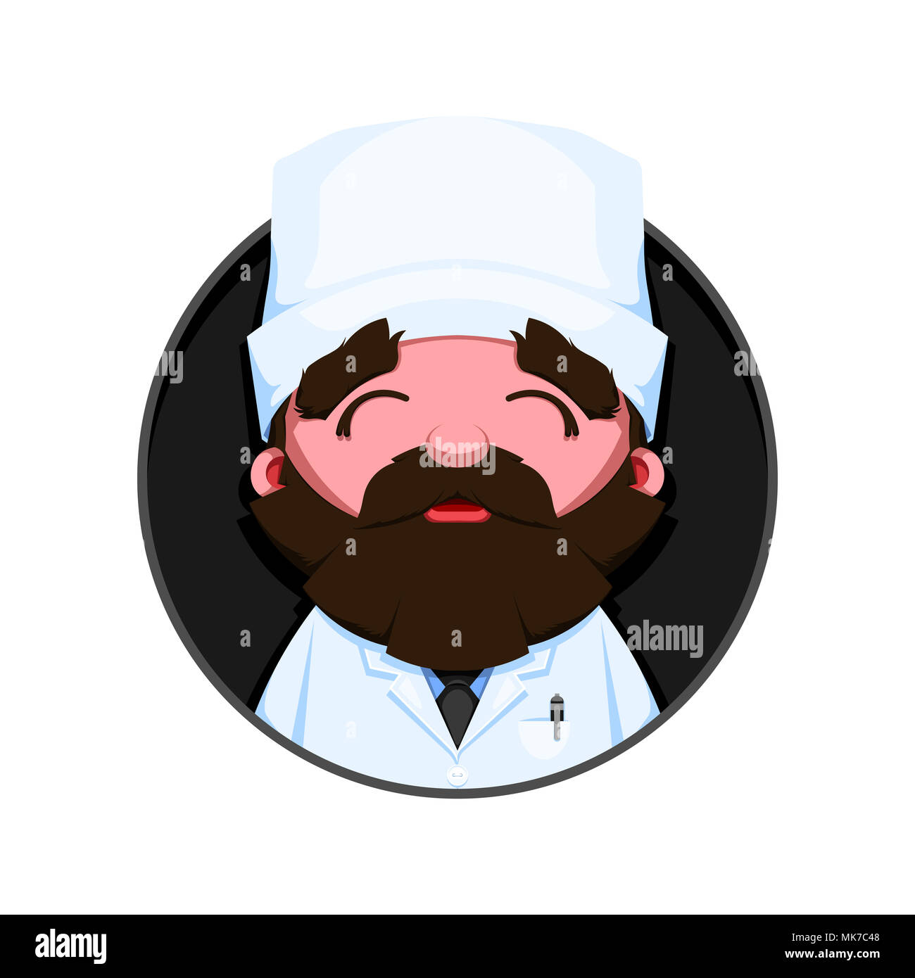 Medical doctor profile icon Cut Out Stock Images & Pictures - Alamy