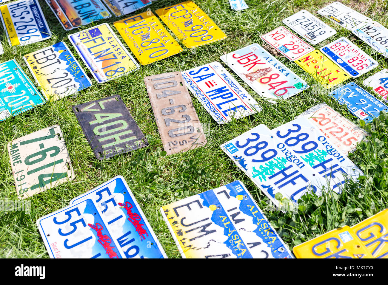 Number plate collage hi-res stock photography and images - Alamy