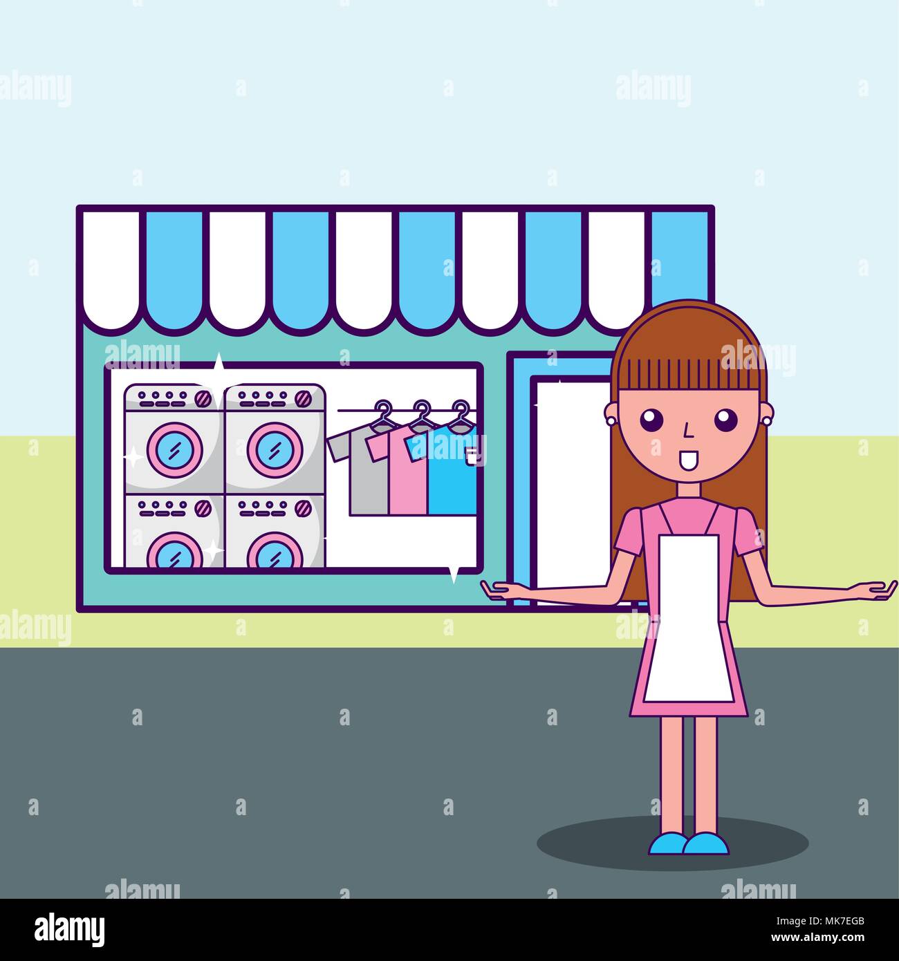 Dry Cleaner Shop Stock Photos & Dry Cleaner Shop Stock Images - Alamy