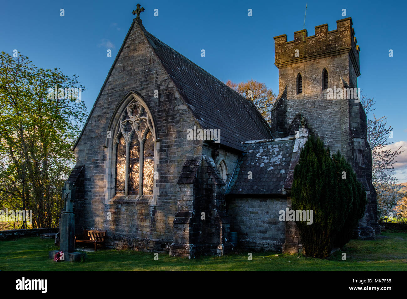 St Margaret's Church, Low Wray, near Wray Castle, Ambleside, Lake ...