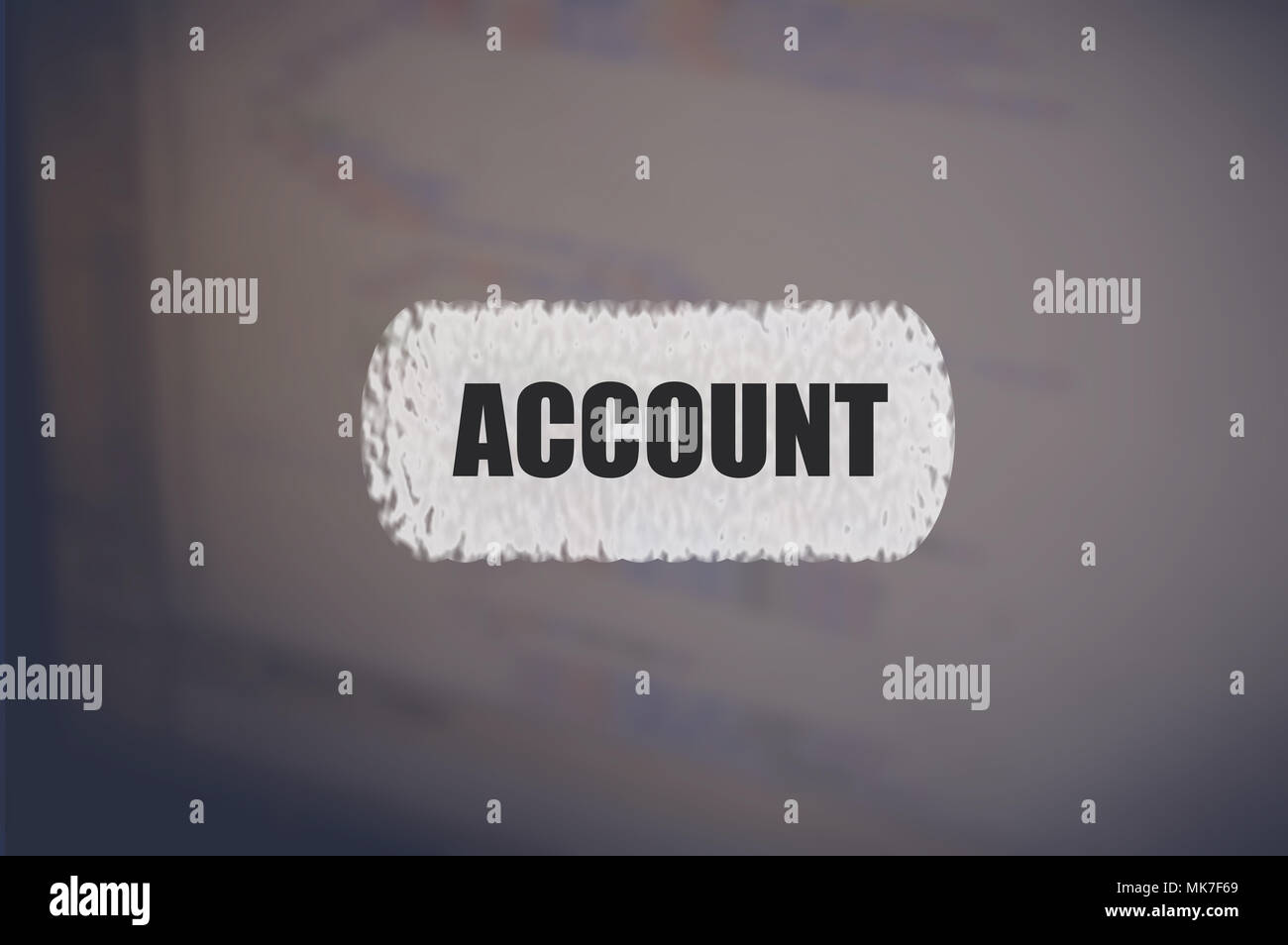 Account word with blurring business background Stock Photo - Alamy