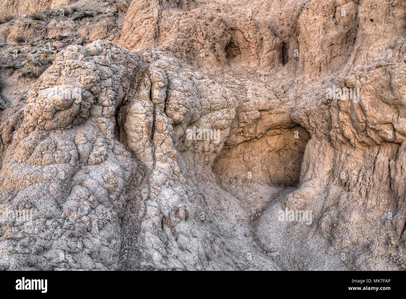 The Badlands are an alien looking landscape in western South Dakota ...