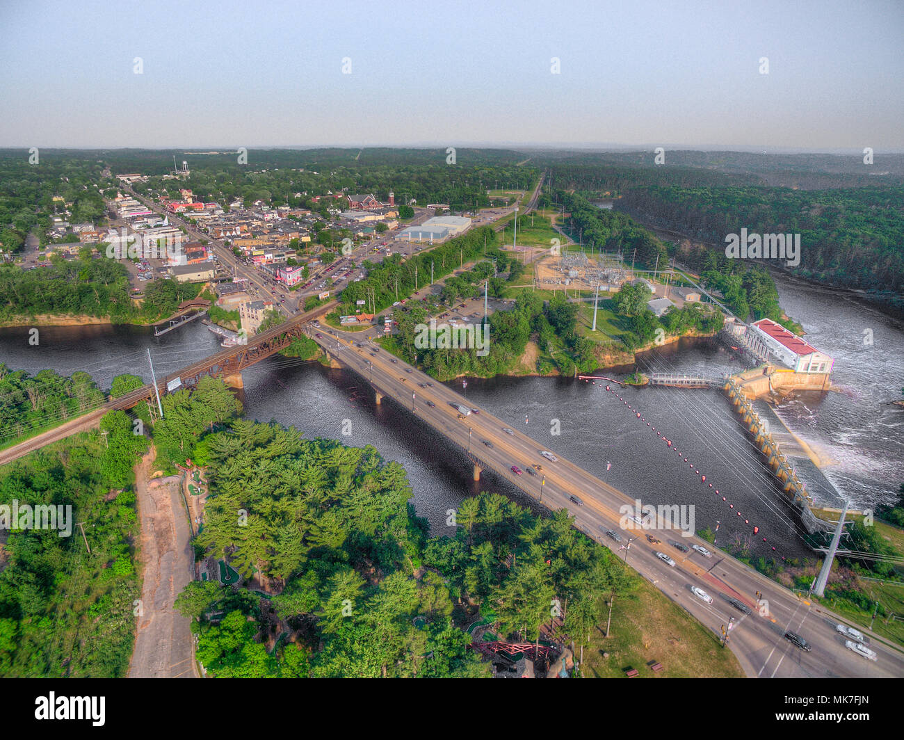 Wisconsin Dells is a major tourist attraction in the US state of ...