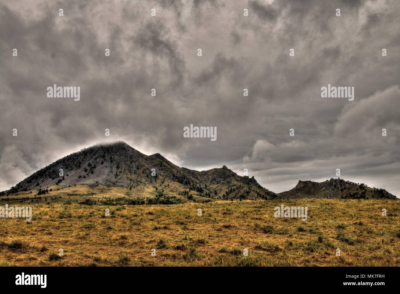 Bear Butte is a State Park in Rural Western South Dakota Stock Photo ...