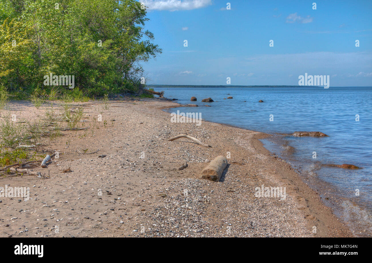 Zippel Bay is a state park in far north Minnesota on the Canadian ...