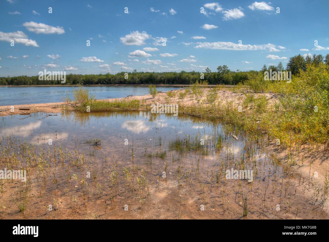Zippel Bay is a state park in far north Minnesota on the Canadian ...
