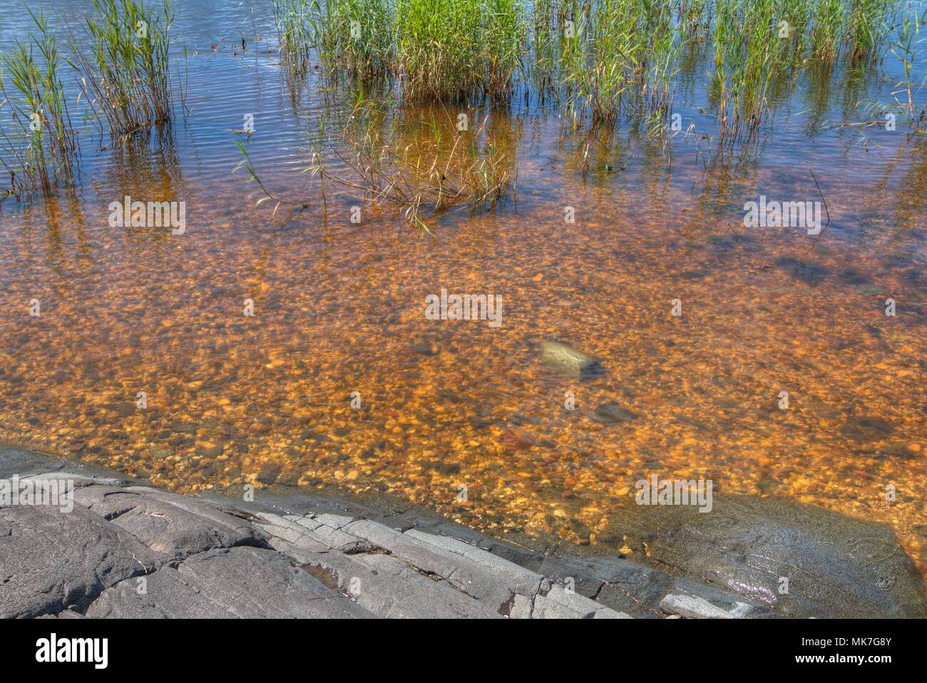 Zippel Bay is a state park in far north Minnesota on the Canadian ...