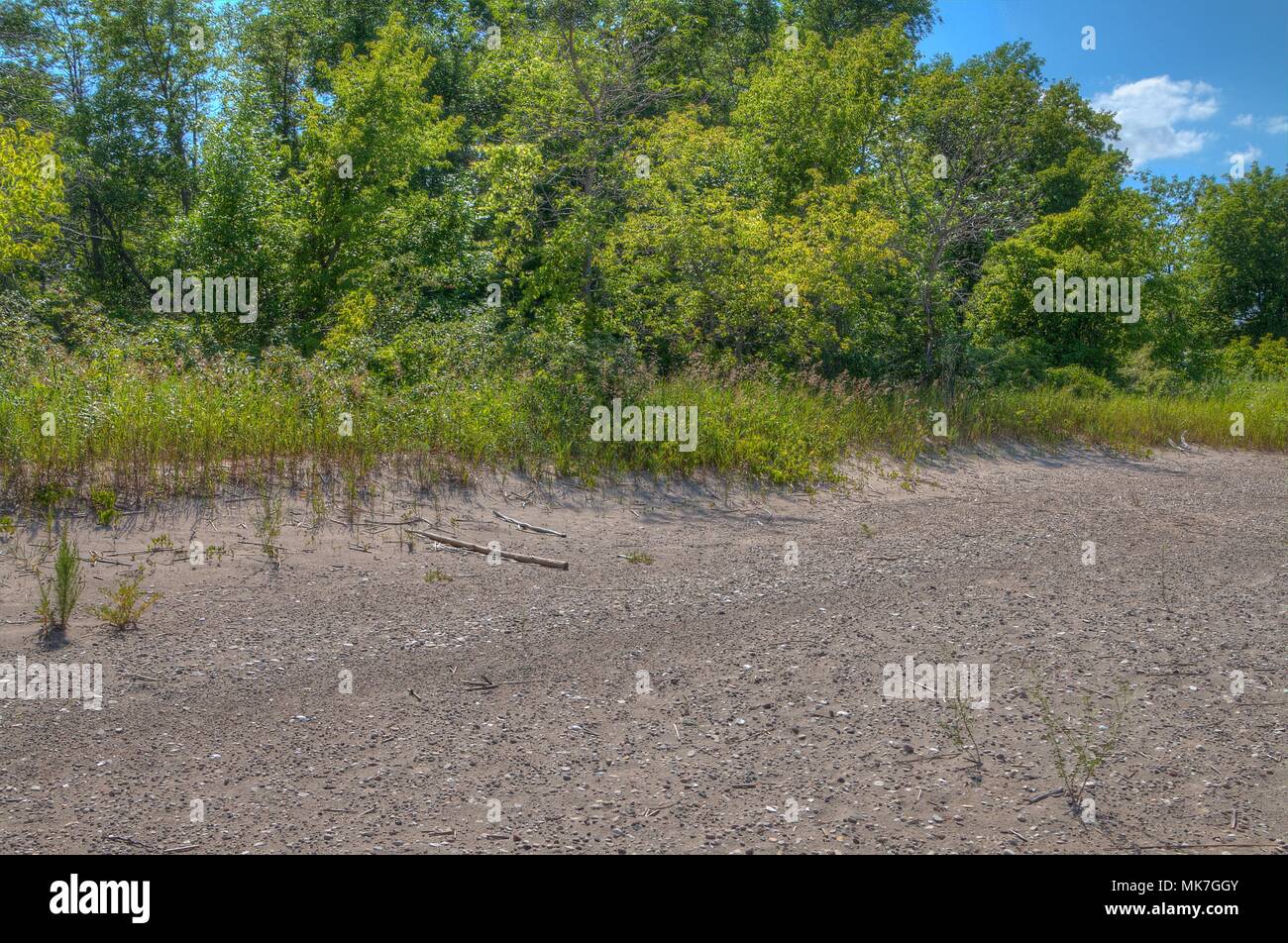 Zippel Bay is a state park in far north Minnesota on the Canadian ...