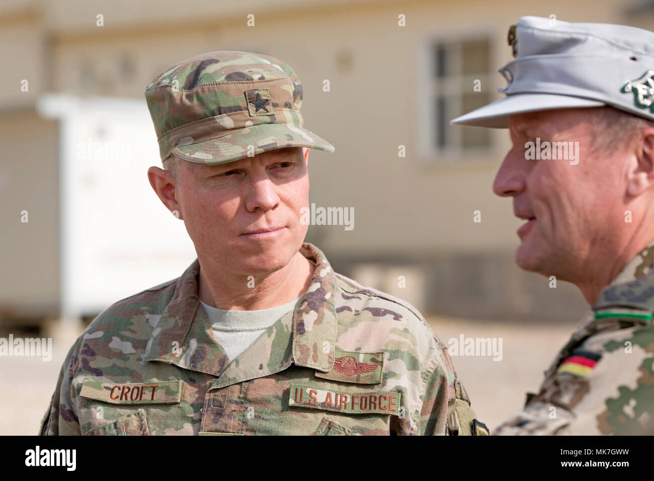 U.S. Air Force Brig. Gen. Andrew A. Croft deputy commanding general of ...