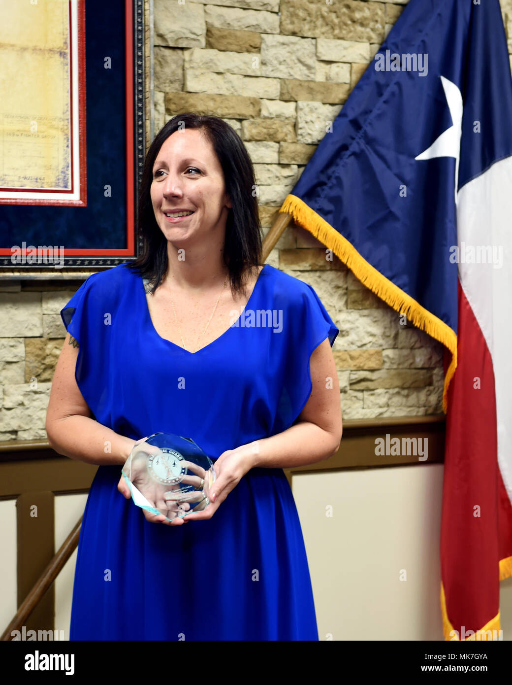 Ms. Kristen Rumley, the 149th Fighter Wing director of psychological ...