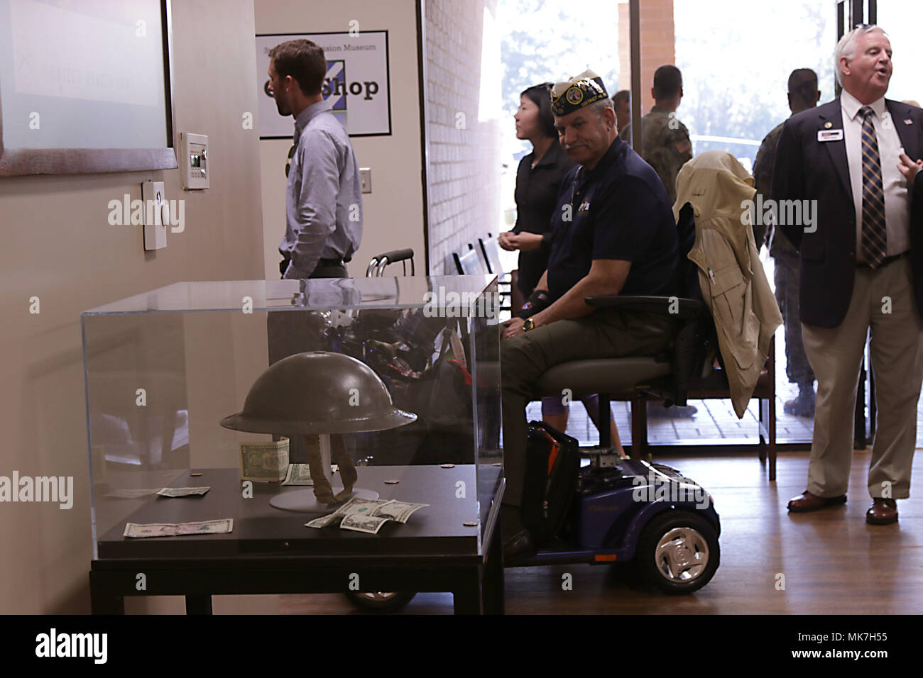 A military veteran navigates the 3rd Infantry Division Museum revealed ...