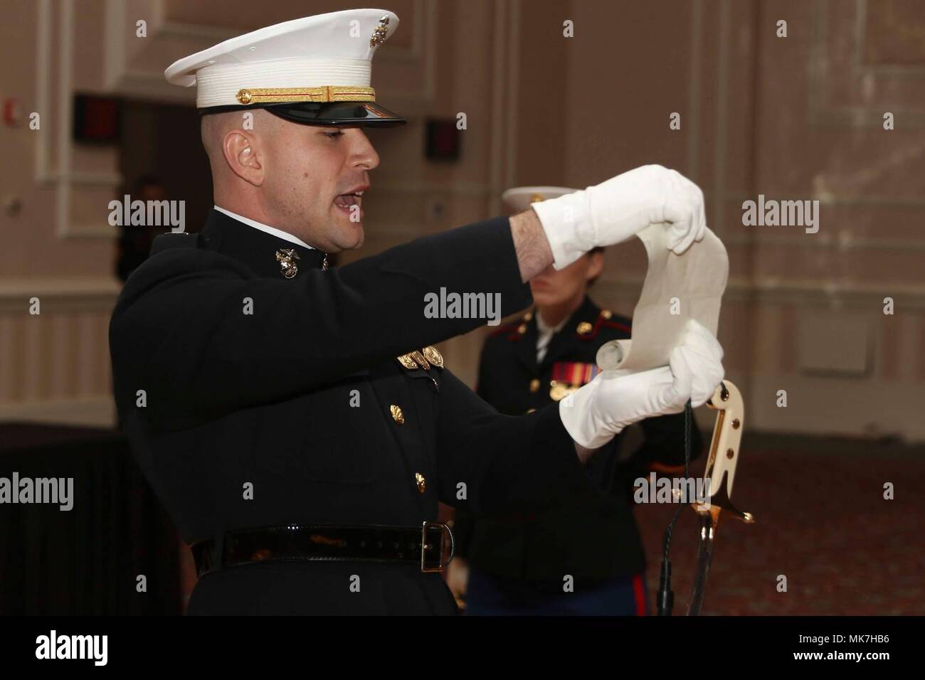 U.S. Marine Corps Capt. Stefan Milan, the executive officer of ...