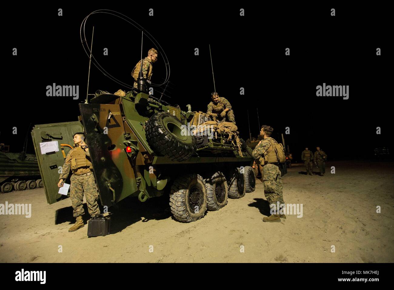 U.S. Marines with Battalion Landing Team, 2nd Battalion, 6th Marine ...