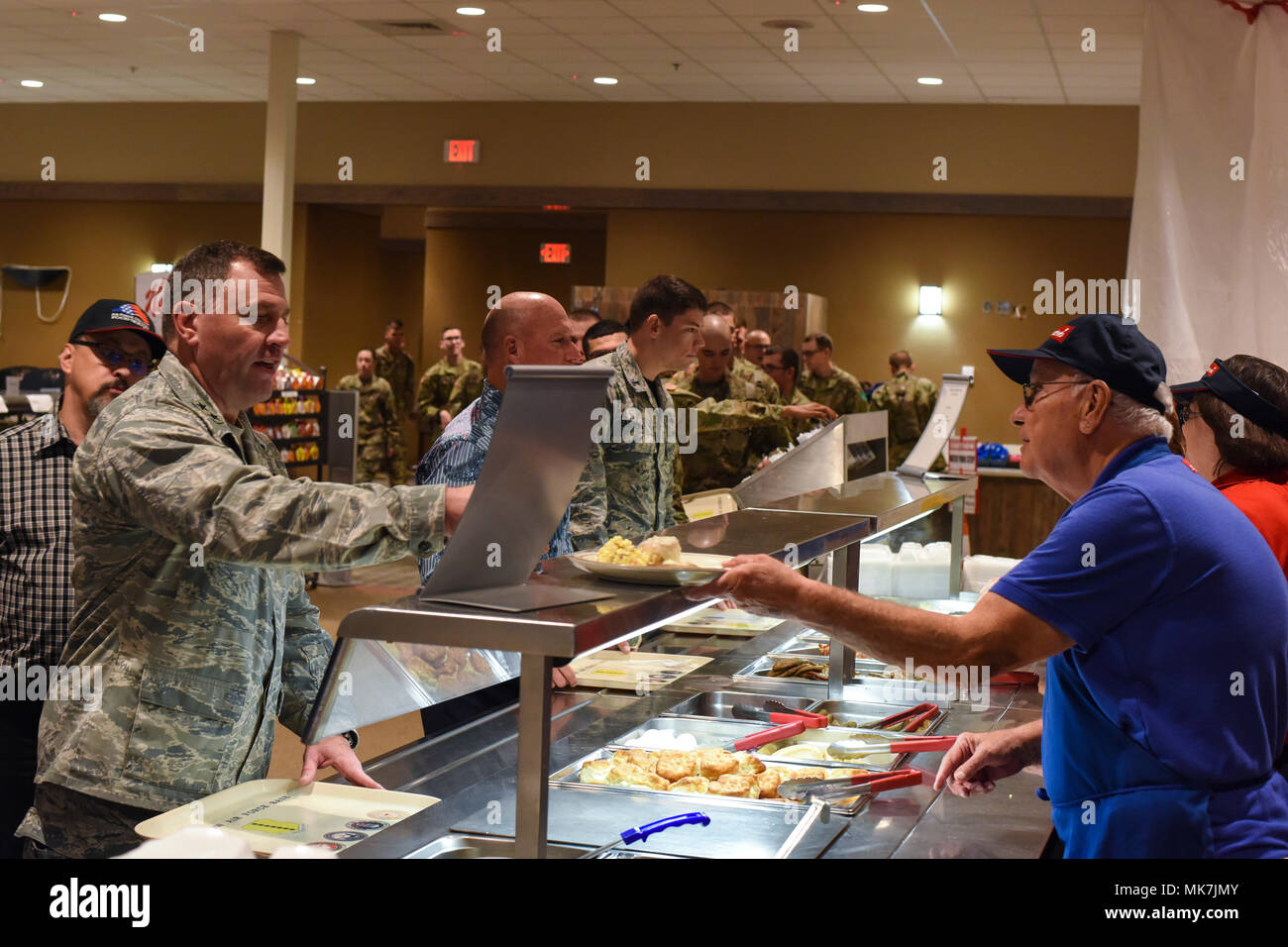 U.S. Air Force Maj. Gen. Timothy Leahy, 2nd Air Force commander, gets ...