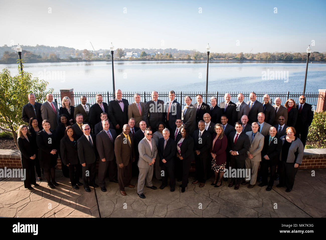 Members of the Bridging the Gap program get together for a group photo ...