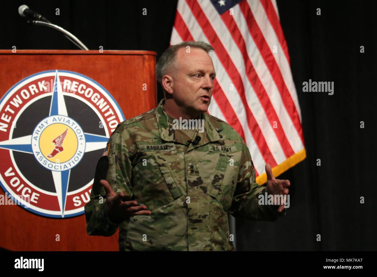 Maj. Gen. Doug Gabram, commander of the Aviation and Missile Command ...