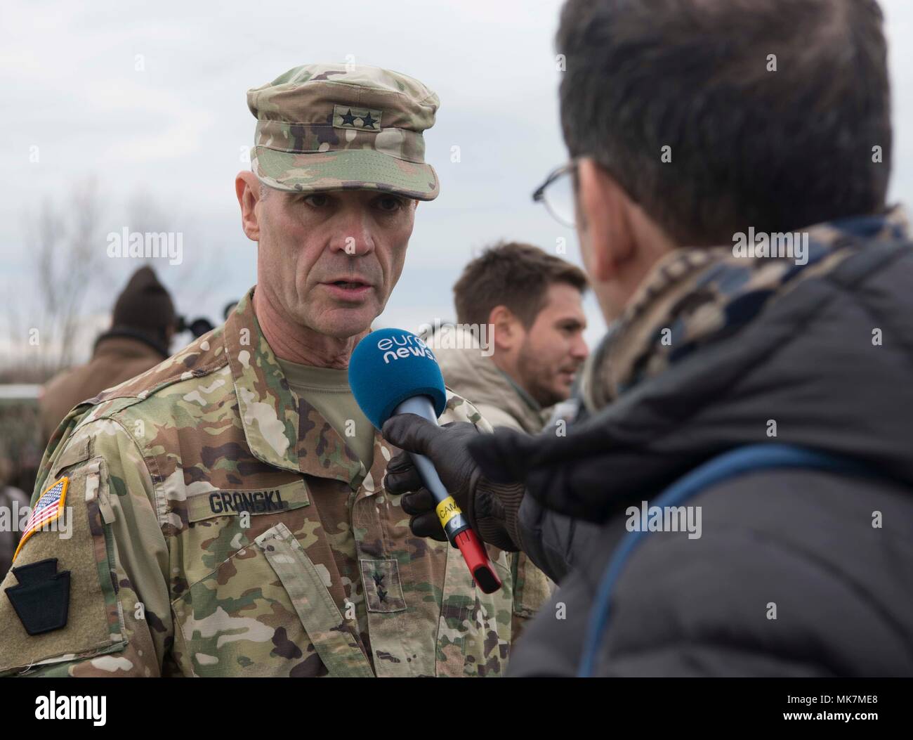 Lieutenant Geneal John Gronski, Deputy Commanding General of U.S. Army ...