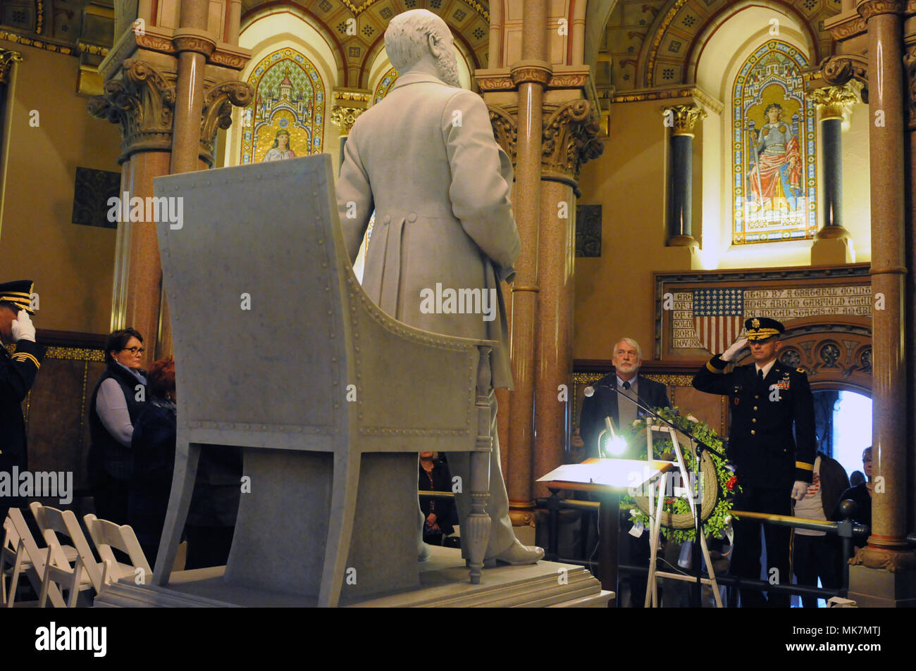 Standing at right, Brig. Gen. Tony L. Wright, the deputy commanding ...