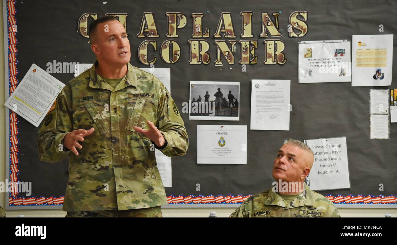 Maj. Gen. Brian Alvin (left), commanding general, 63rd Readiness ...