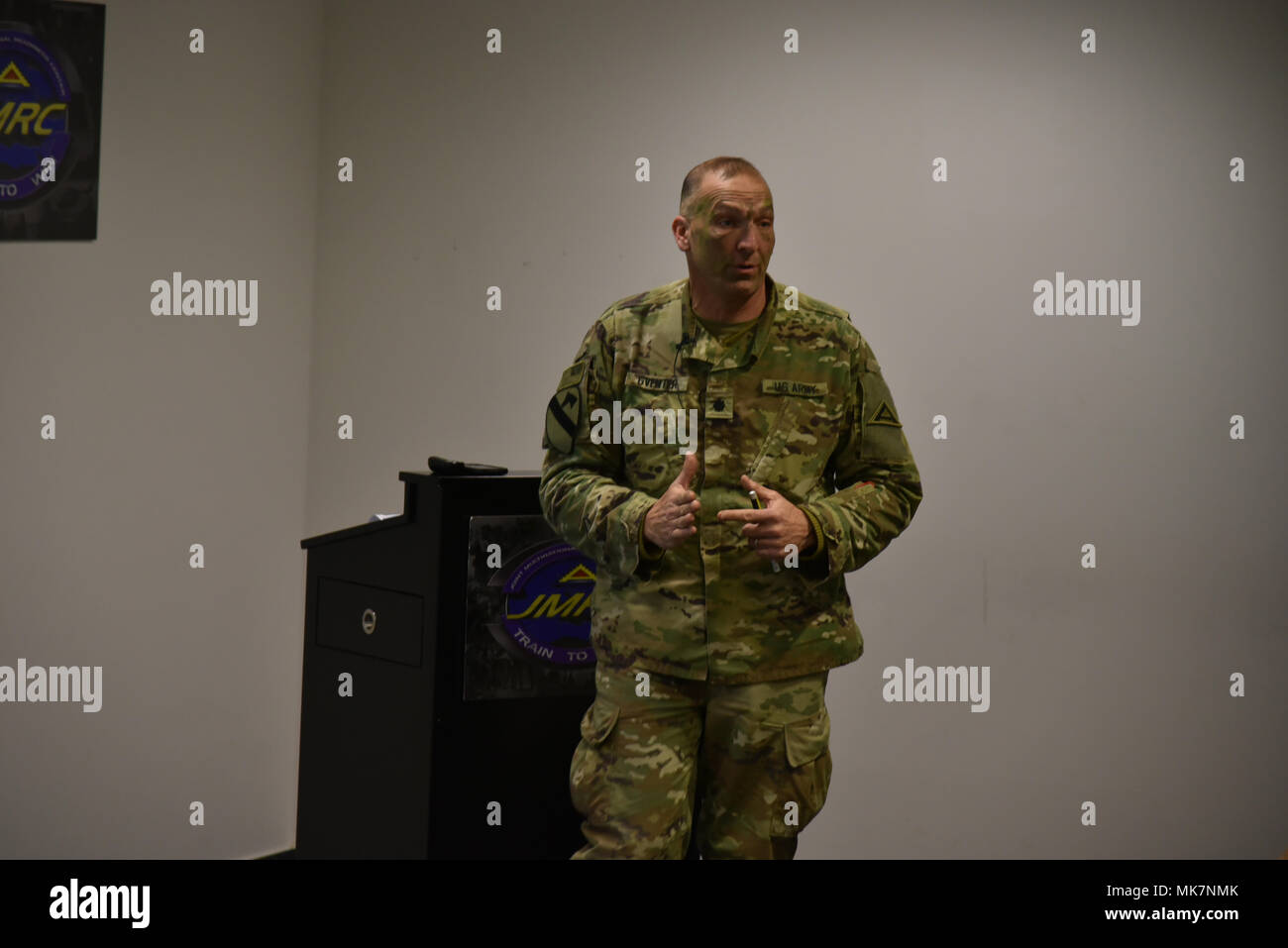 U.S. Army Lt. Col. Steven Gventer with the Grizzly Observer Coach ...