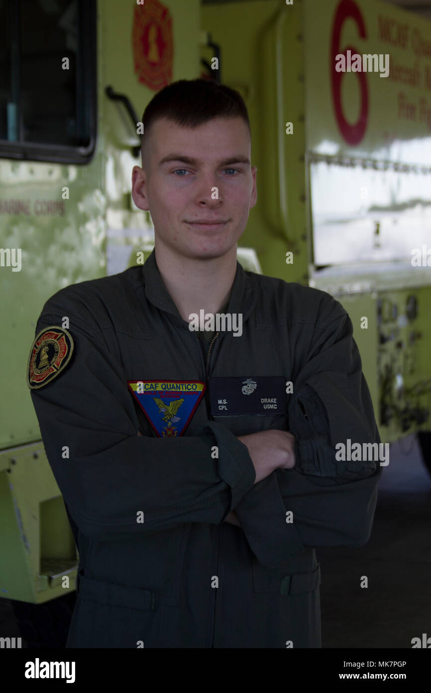 MARINE CORPS BASE QUANTICO, Virginia - Cpl Michael S. Drake, a native ...