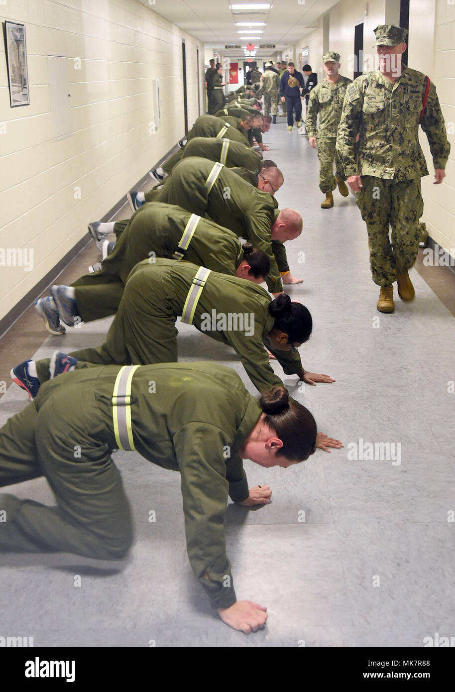 171109-N-FO977-674 NEWPORT, R.I. (Nov. 9, 2017) Officer candidates at ...