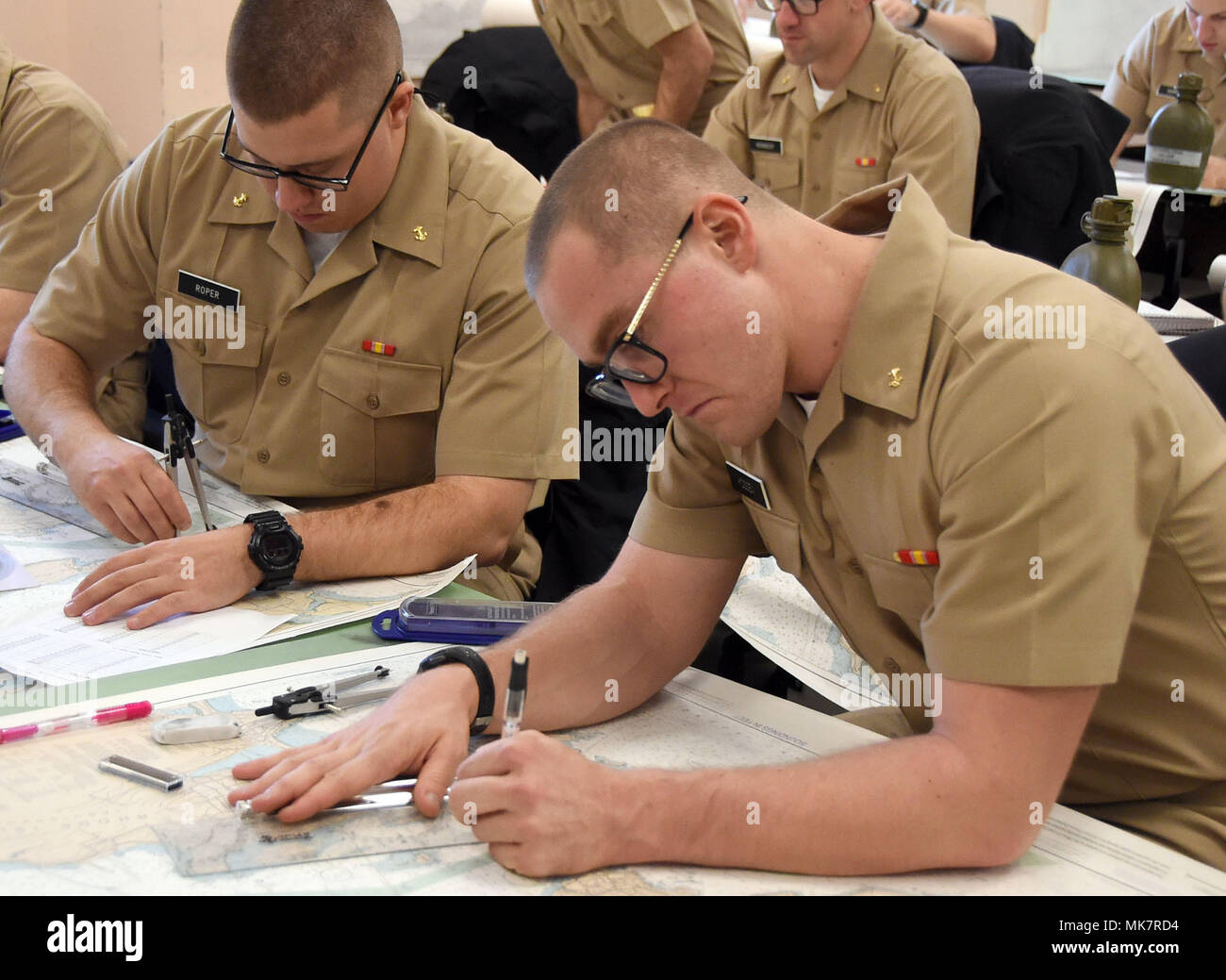 NEWPORT, R.I. (November 8, 2017) – Officer candidates at Officer ...