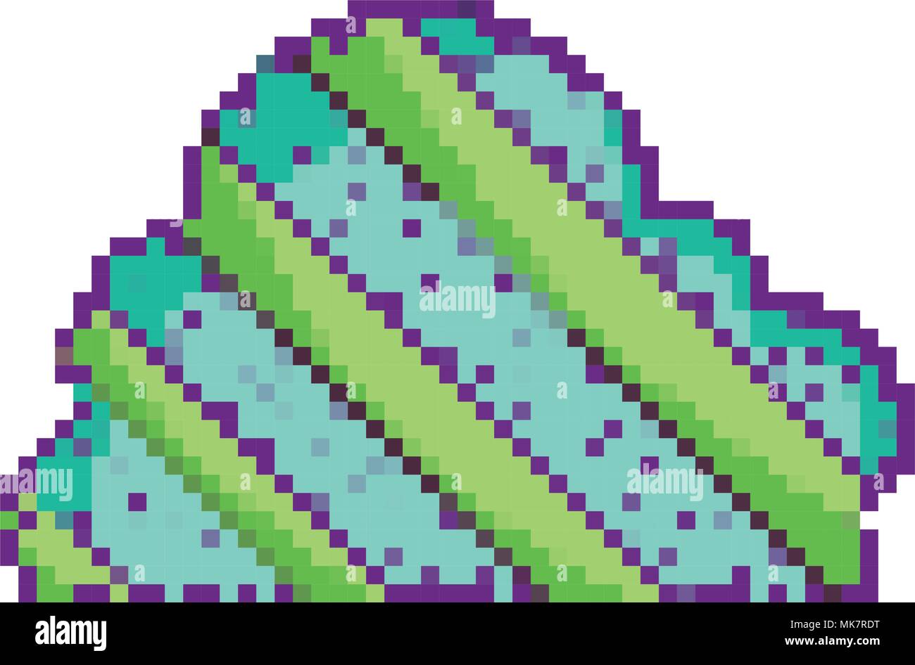 pixel nature bush plant exotic Stock Vector Image & Art - Alamy