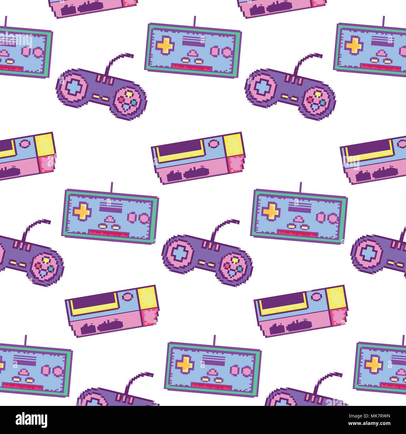 videogame console play controller background Stock Vector Image & Art ...