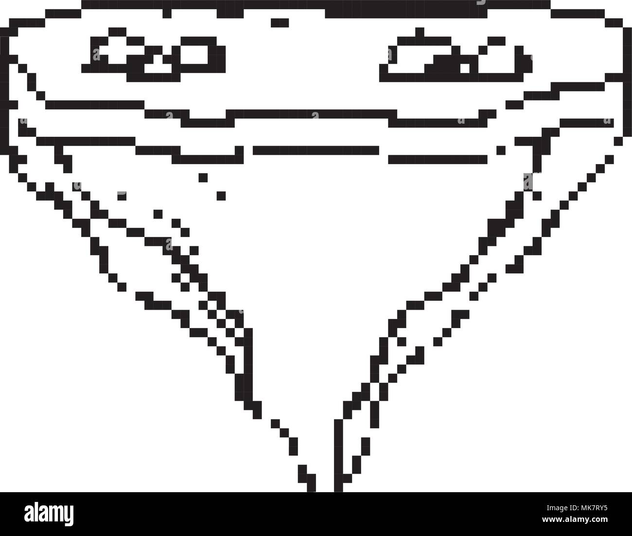 grunge pixel game rock floating texture Stock Vector Image & Art - Alamy