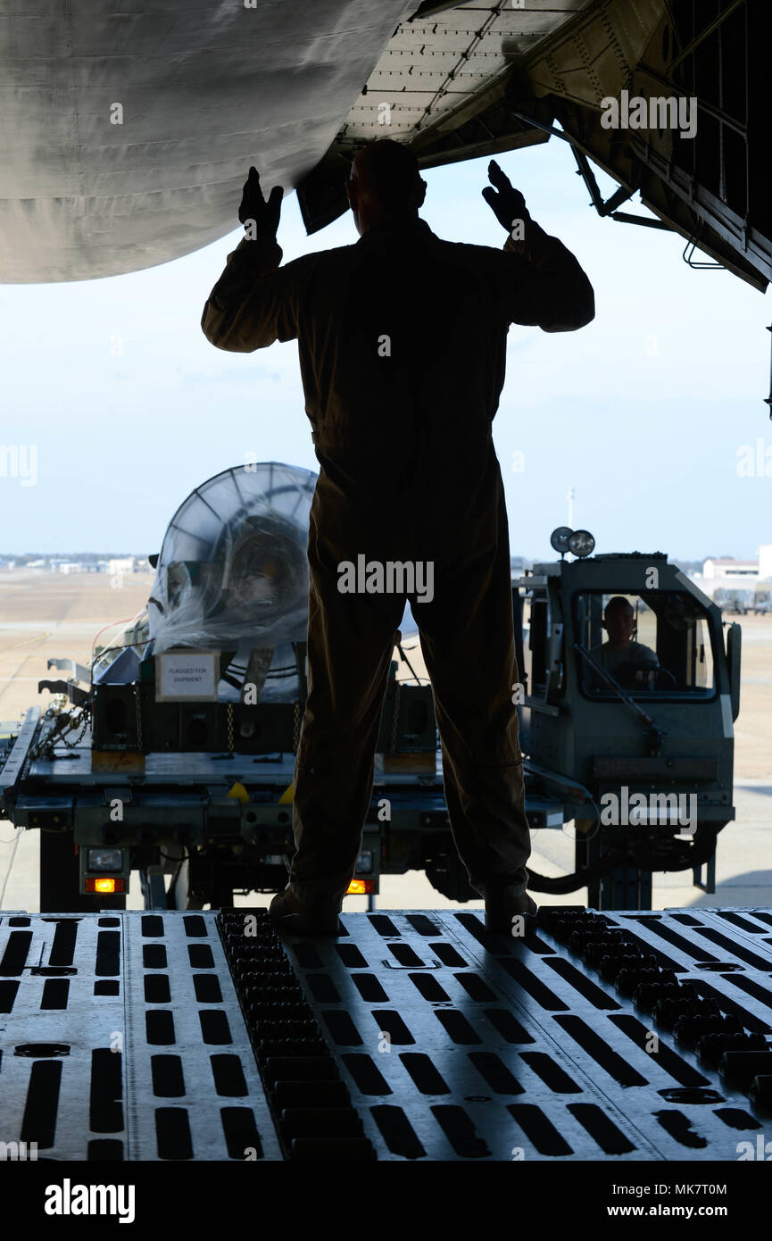 Master Sgt. Benjamin Fay, 9th Airlift Squadron C-5M Super Galaxy ...