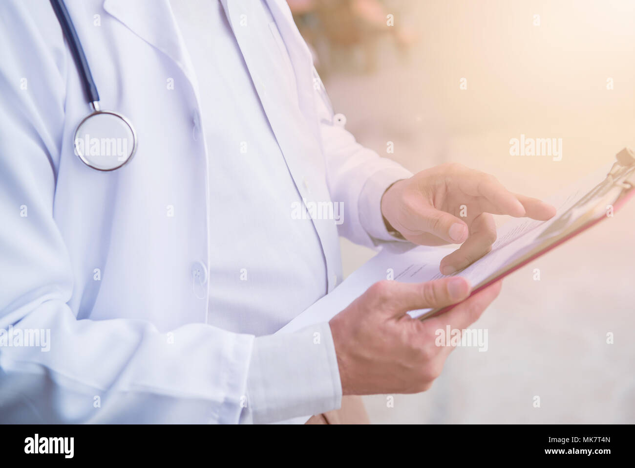 doctor, physical examination and Heart Disease Checker Stock Photo - Alamy