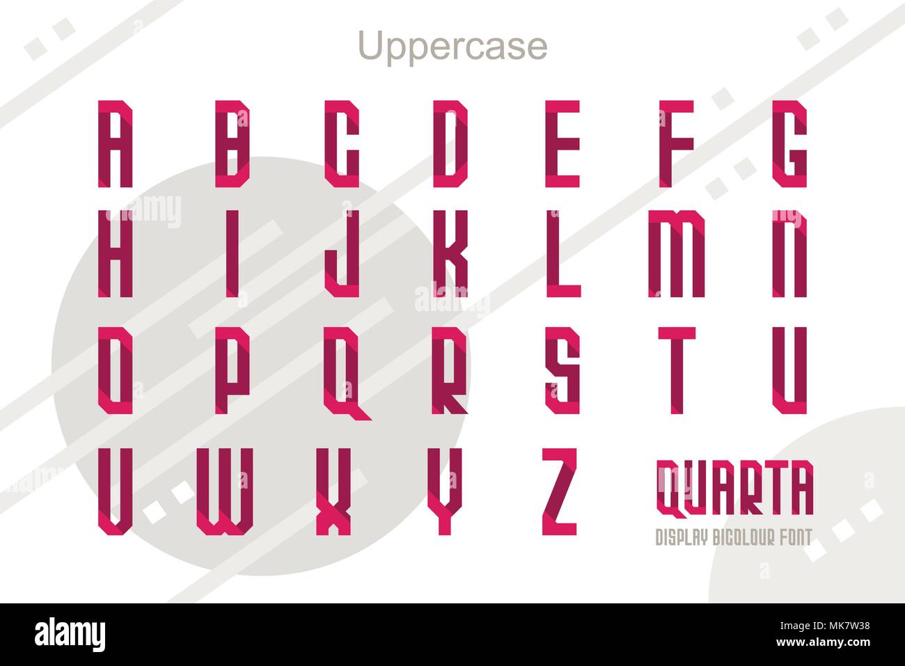 Suprematism style decorative alphabet, typeface. Pop art font for ...