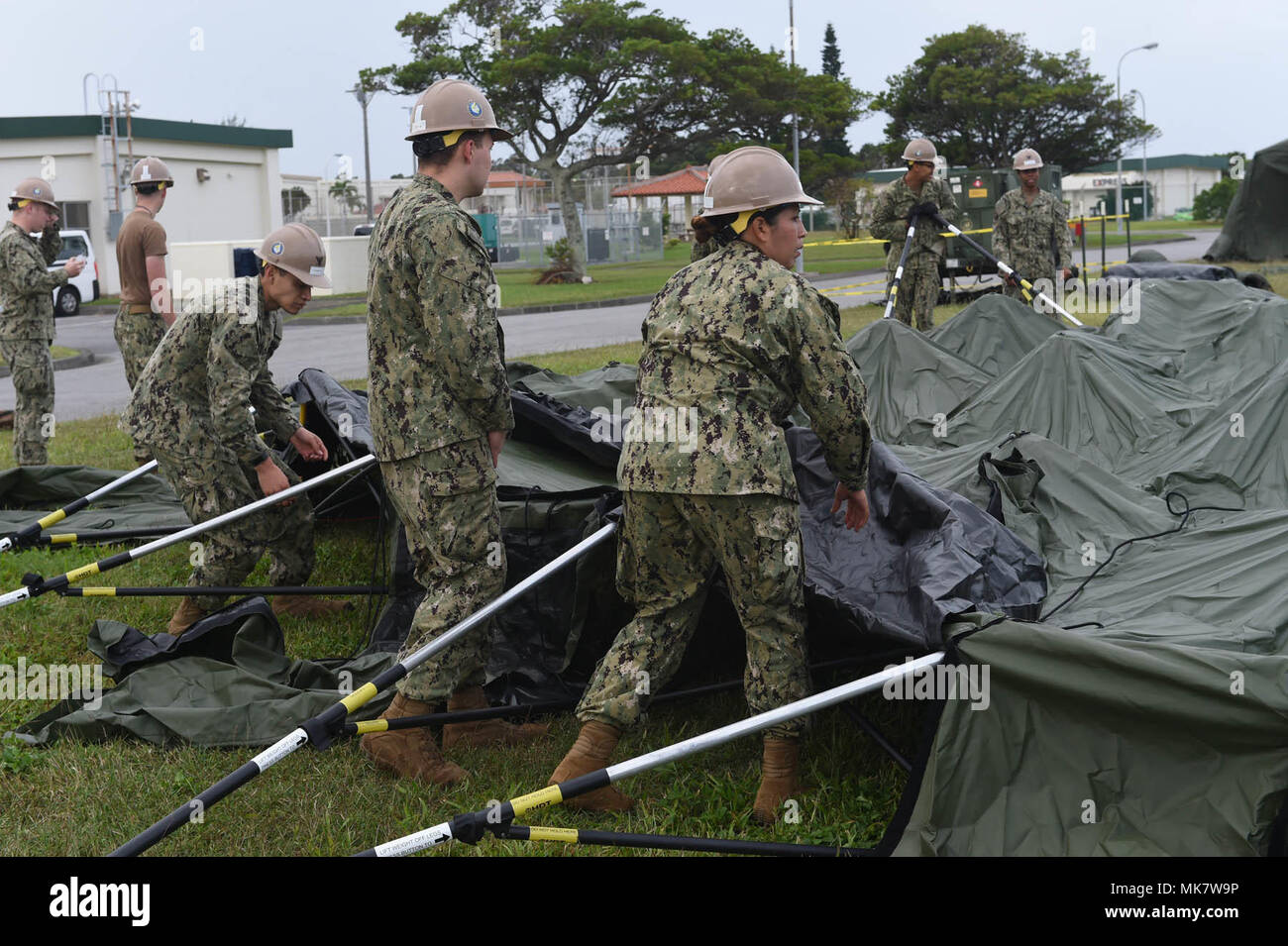 171116-N-GZ832-0005 OKINAWA, Japan (Nov. 16, 2017) Seabees assigned to ...