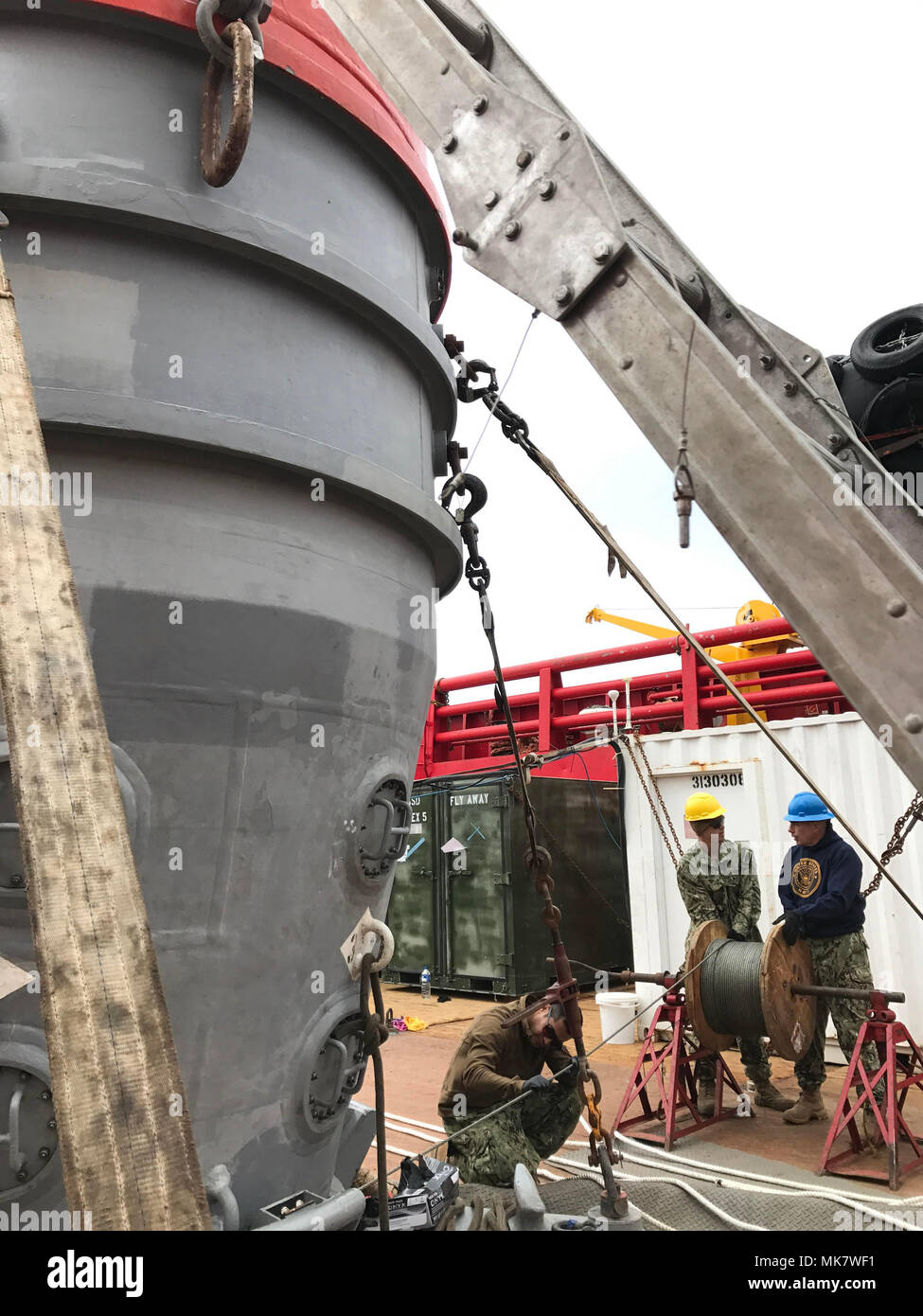 Undersea Rescue Command (URC), based in San Diego, prepares a Submarine ...