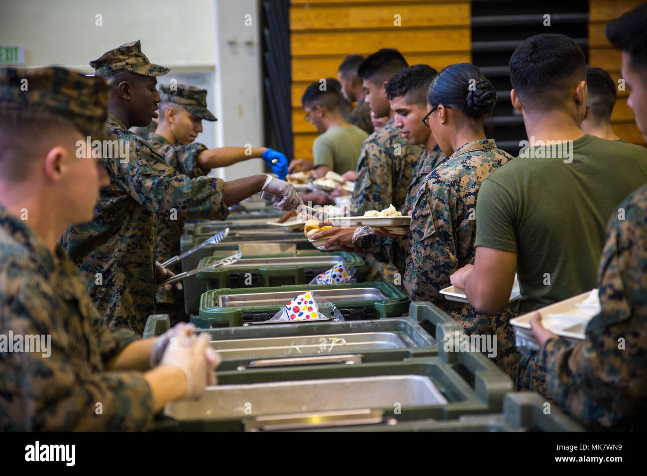 U.S. Marines with Marine Wing Headquarters Squadron 1 and Marine Wing ...