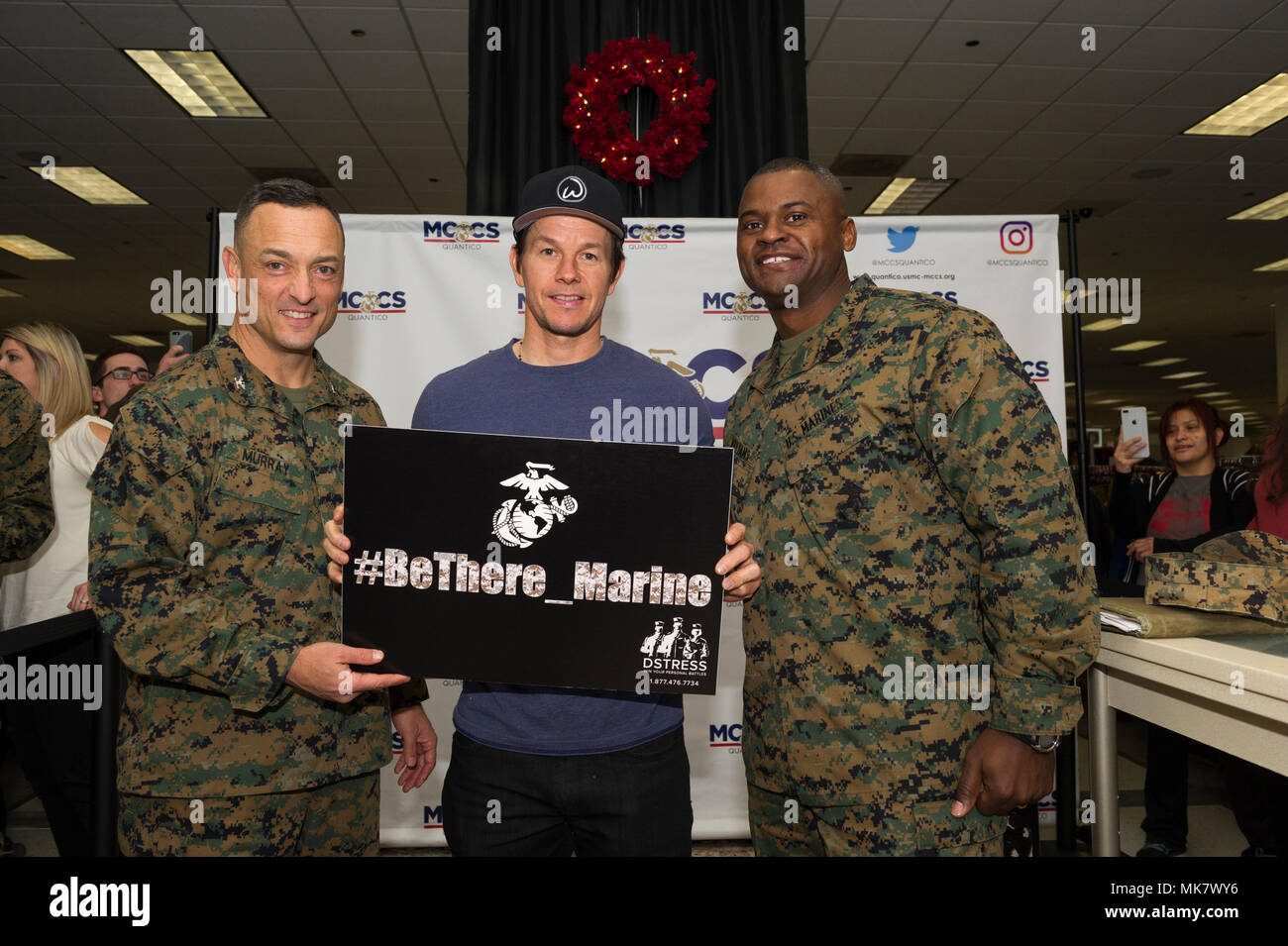 From left, U.S. Marine Corps Col. Joseph Murray, commander, Marine ...
