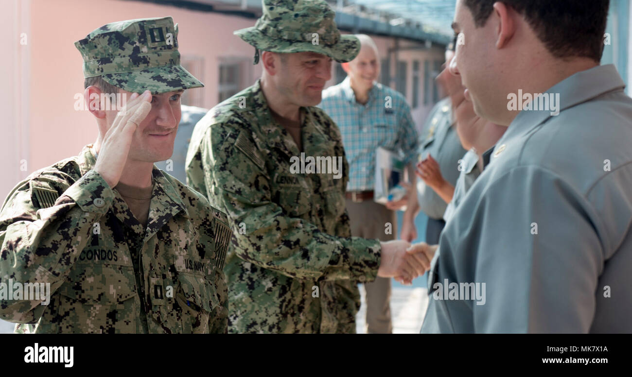 171120-N-QM691-010 MANAUS, Brazil (Nov. 20, 2017) Lt. Gregory Condos ...