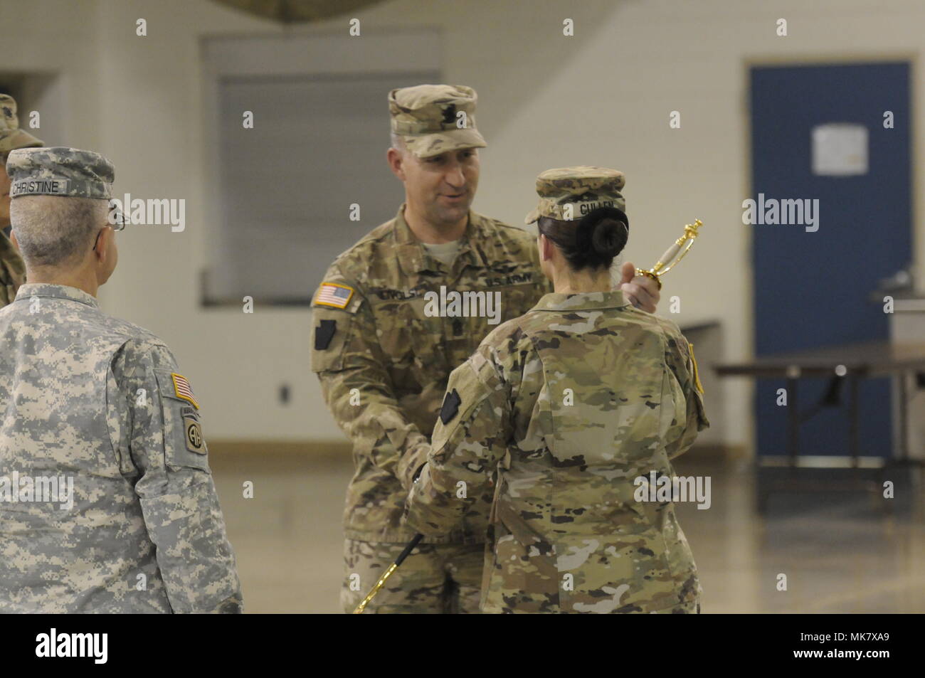 U.S. Army Command Sgt. Maj. Sean Livolsi, incoming command sergeant ...