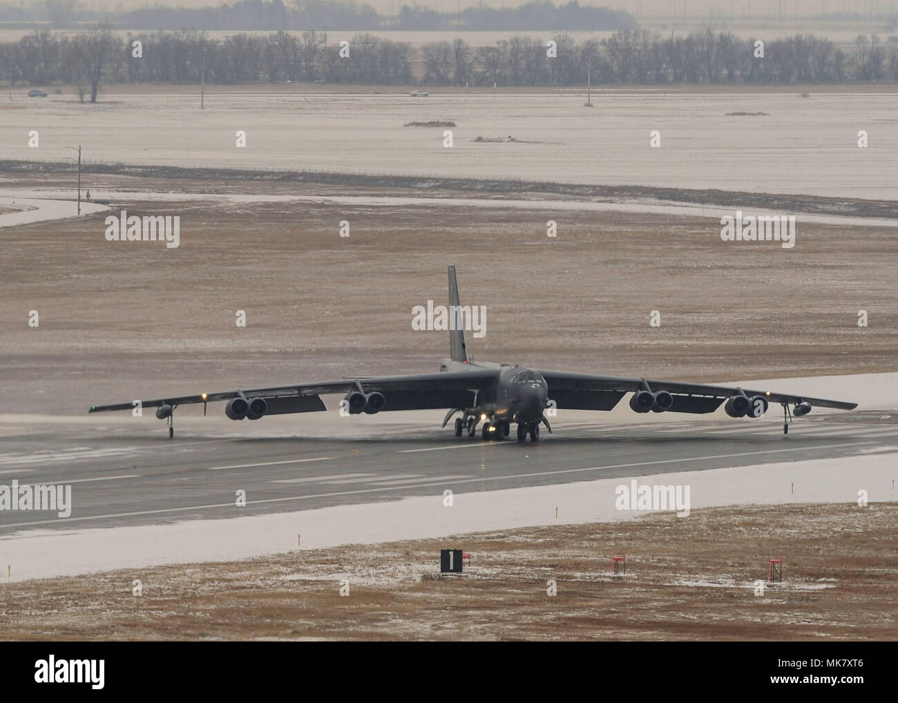 A B-52H Stratofortress assigned to Air Force Global Strike Command ...