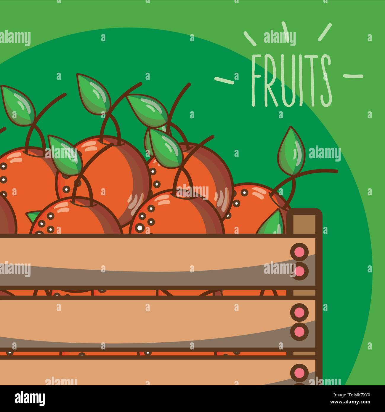 Oranges fruits cartoon Stock Vector Image & Art - Alamy