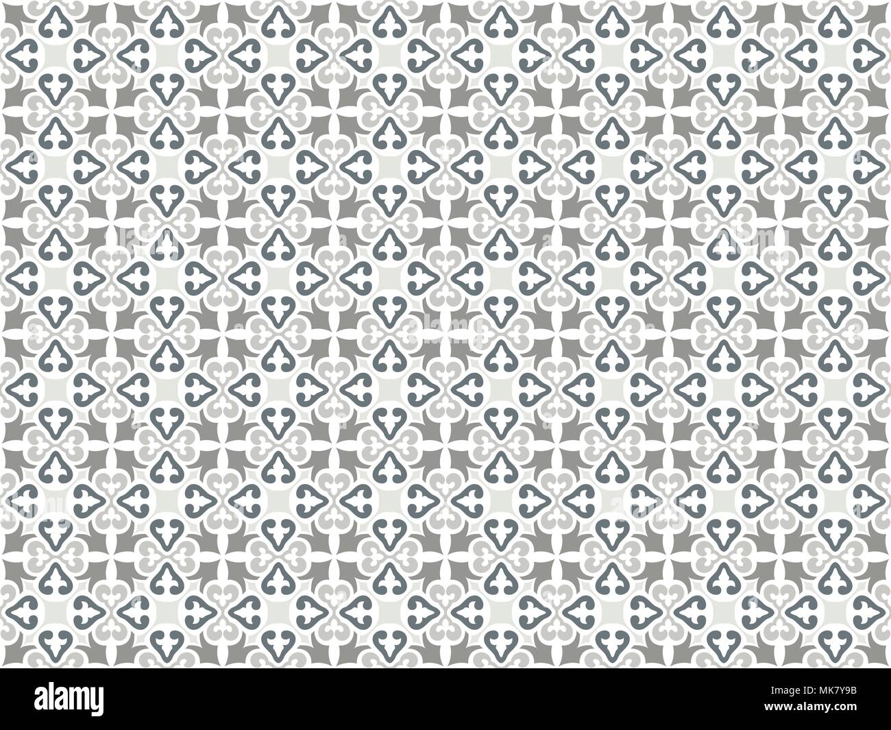 Decorative Seamless Pattern in Gray Tones Stock Vector Image & Art - Alamy
