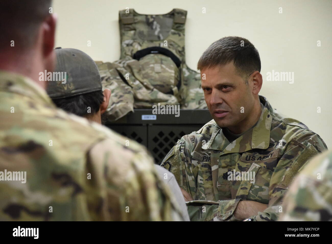U.S. Army Lt. Col. Brian Pipkin, Task Force Marauder commander, visited ...