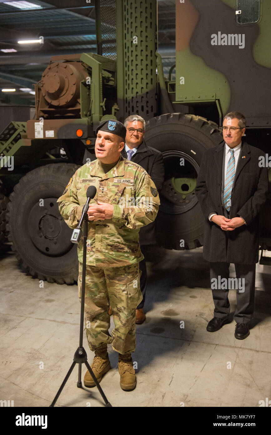 U.S. Army Maj. Gen. Steven A. Shapiro, commanding general of the 21st ...