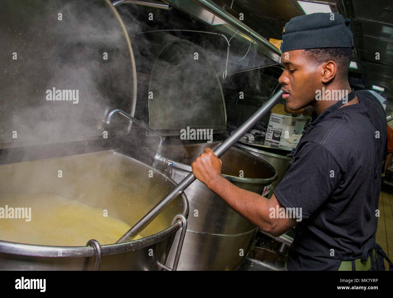 ATLANTIC OCEAN (Nov. 23, 2017) Lance Cpl. Wayne Meikle from Miami ...