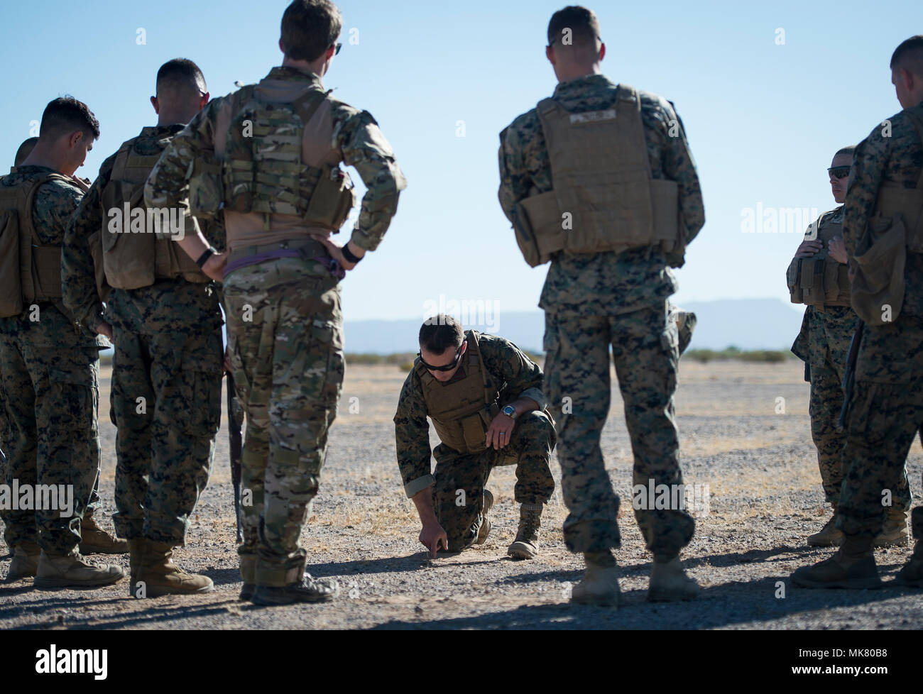 Marine Air Traffic Control Mobile Team High Resolution Stock ...