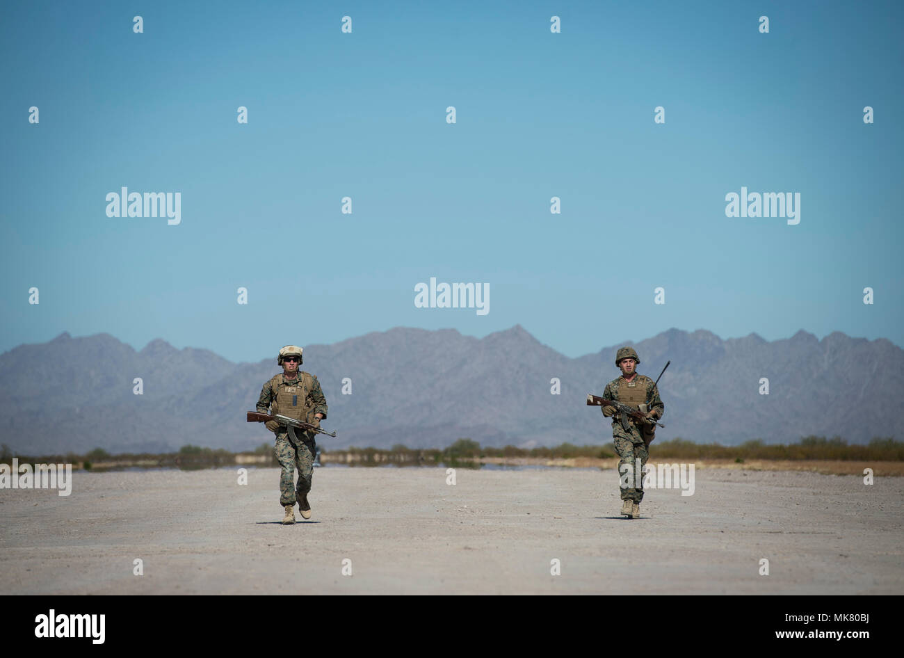 U.S. Marines with Marine Air Control Squadron 1, Marine Air Traffic ...