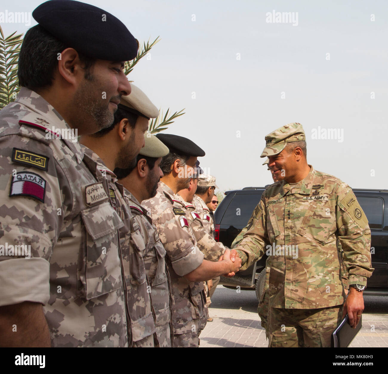 Lt. Gen. Michael Garrett, Commanding General of U.S. Army Central, is ...