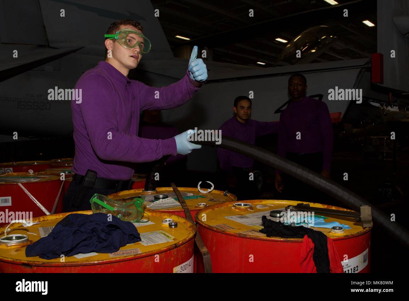 171125-N-SK327-2008 INDIAN OCEAN (Nov. 25, 2017) Aviation Boatswain’s ...