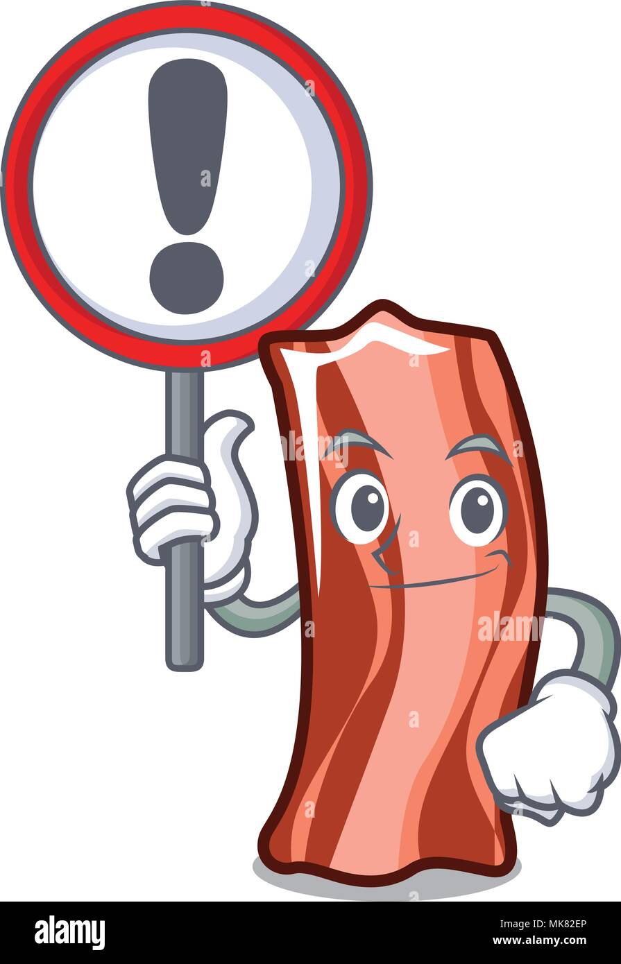 With sign ribs character cartoon style Stock Vector Image & Art - Alamy